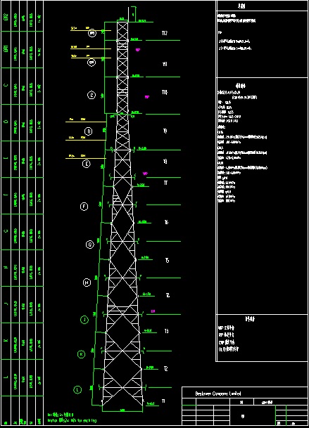 transmission tower Drawing / Design & Drawing /Deshi Tower - Transmission tower & substation ...